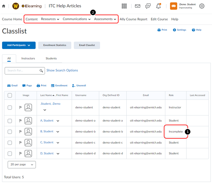 Extending Elearning Course Access for Student Incompletes