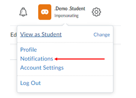 Editing Personal Notifications in Elearning