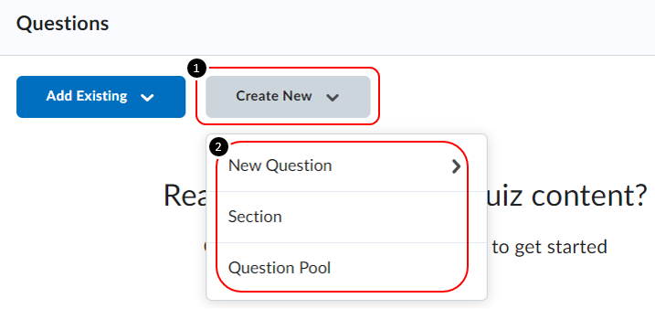 Creating a Quiz in Elearning