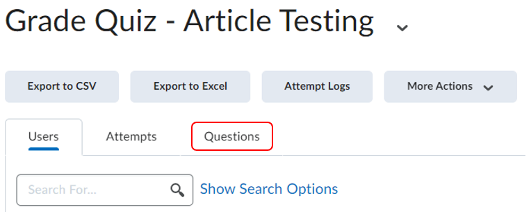 Change Answers and Points on Quizzes After Submission in Elearning
