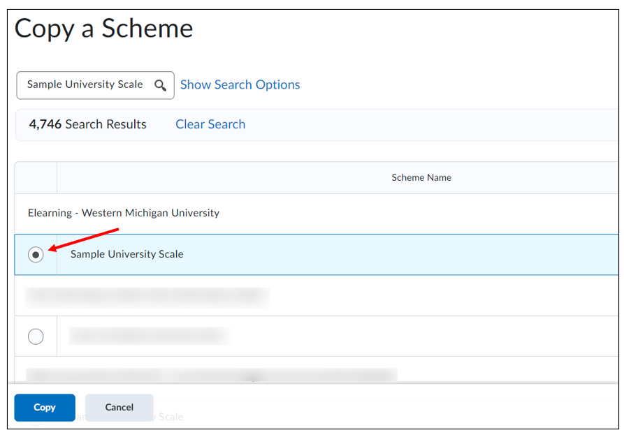 Copying a Grade Scheme