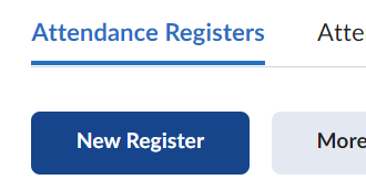 Creating an Attendance Register