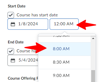 How to Change Course Start and End Dates in Elearning