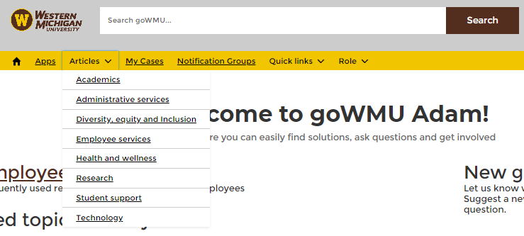 goWMU Features Guide