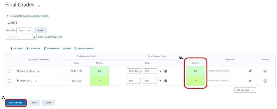 Preparing Midterm or Final Grades in Elearning