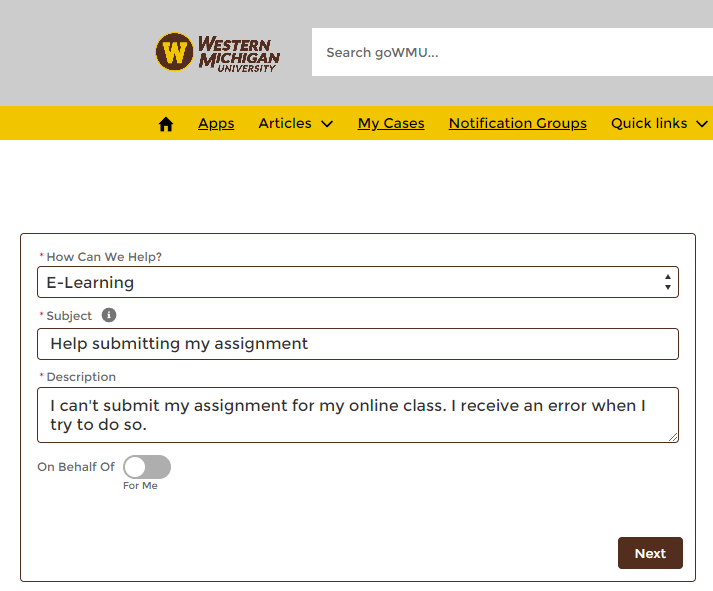goWMU Features Guide