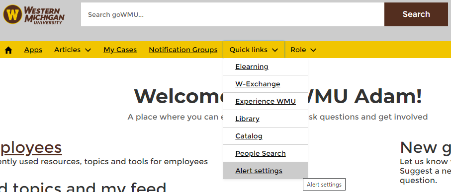 goWMU Features Guide