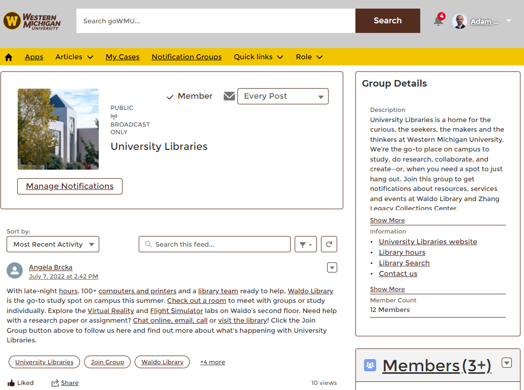 goWMU Features Guide
