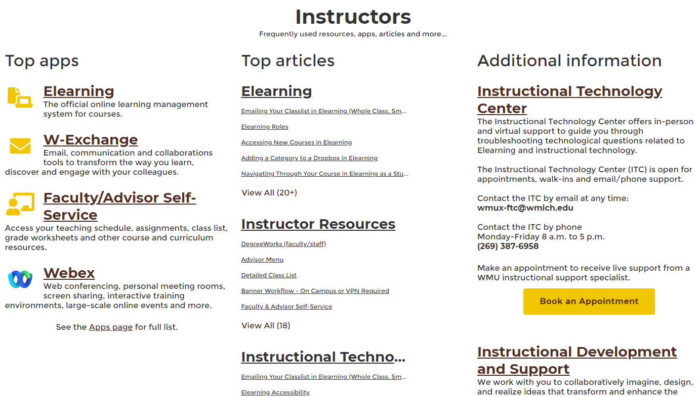 goWMU Features Guide