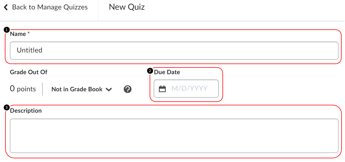 Creating a Quiz in Elearning