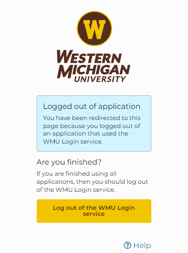 goWMU Single Sign-On Error