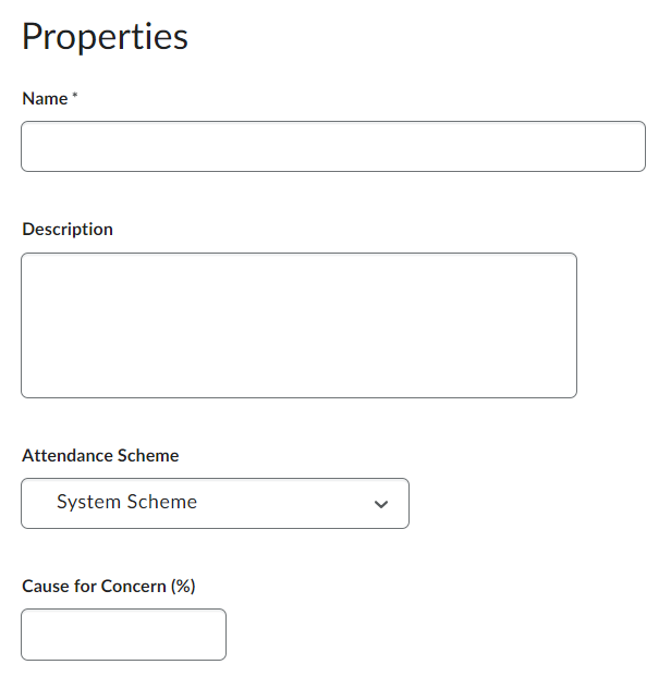 Creating an Attendance Register