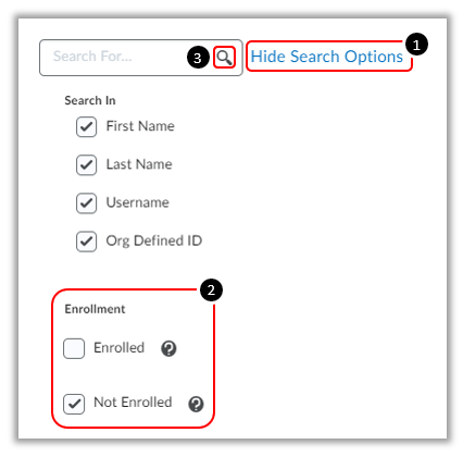 Editing Group Enrollment in Elearning