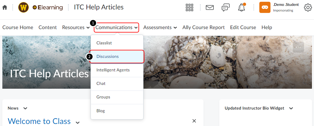 Grading Discussions Using a Rubric in Elearning