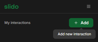 Webex - Creating Slido Polls During a Meeting