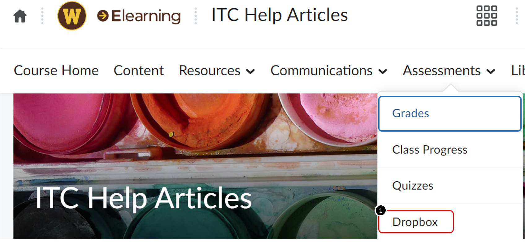 Student: How to Interact with a Dropbox in Elearning