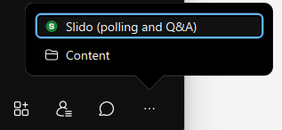 Webex - Creating Slido Polls During a Meeting
